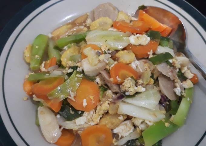 Resep Capcay Sayur Simple oleh Adelia Ismarizha - Cookpad