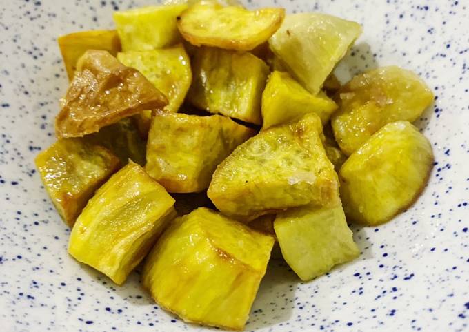 Resep Goguma Mattang (Korean Candied Sweet Potato) 고구마 맛탕 oleh Cicile ...