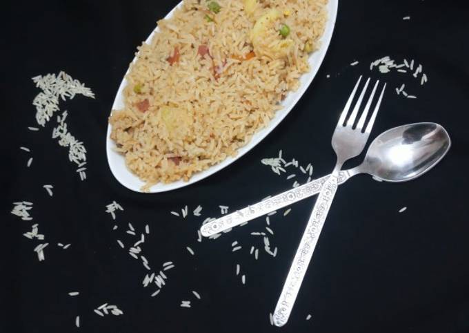 Vegetables Rice Recipe By Huma Irfan Cookpad
