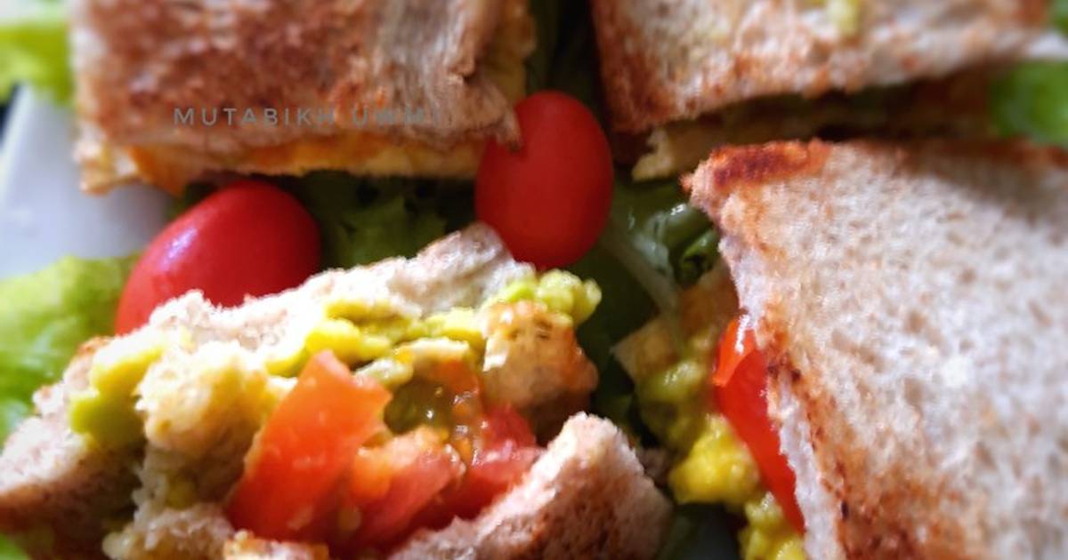 36 resep sandwich roti gandum alpukat enak dan mudah - Cookpad