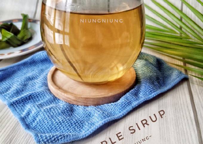 Resep Simple Sirup Pandan Vanila oleh Niung Niung - Cookpad