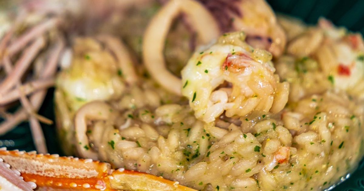 Risotto With Langoustines And Calamari Recipe by In Cucina Salutarmente