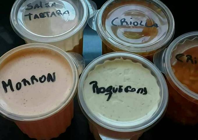Salsas untables Receta de Selene Muñoz- Cookpad