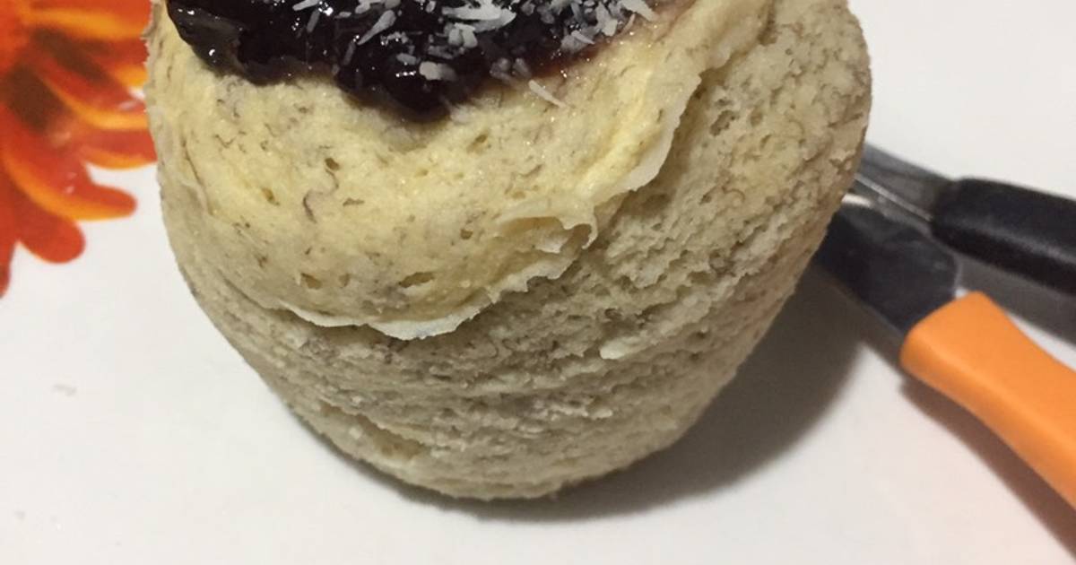 Mug cake de banana Receta de Fla Colmus- Cookpad
