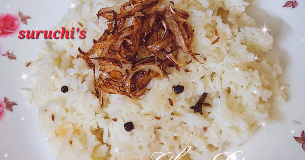 Ghee Rice (South Indian Style) Recipe by Suruchi (Dr. Ruchi Sharma ...