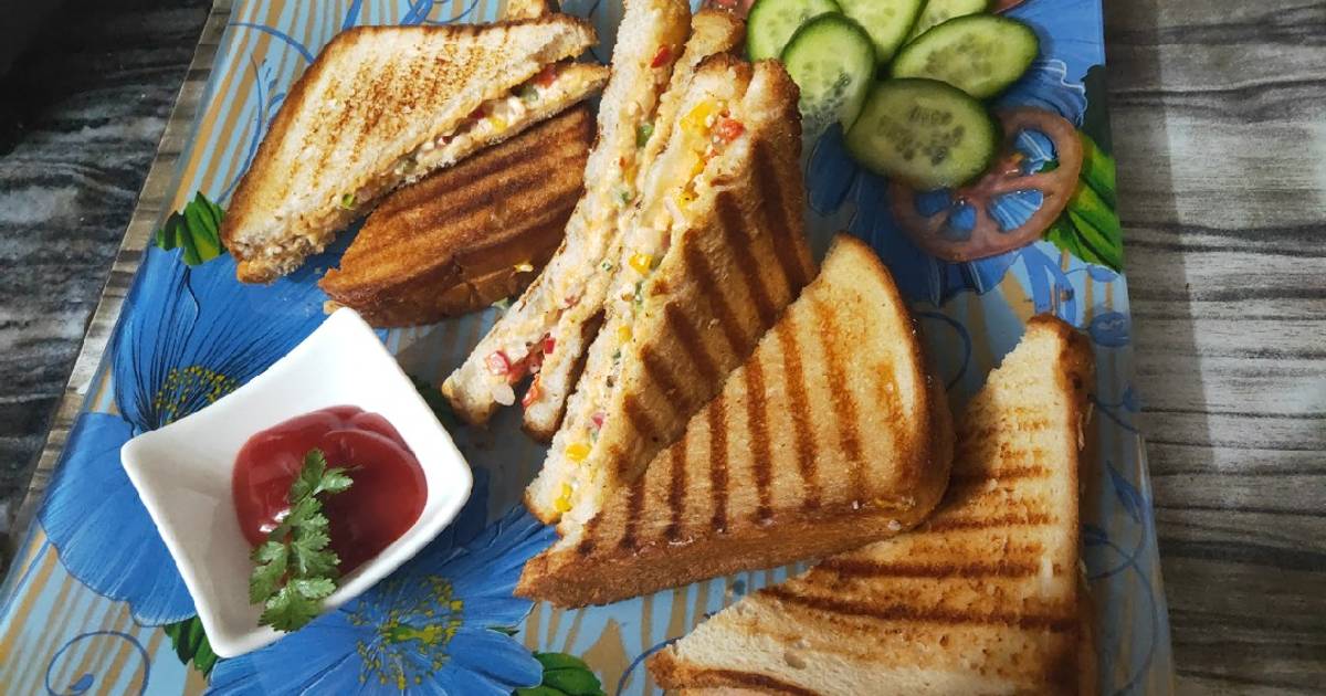 Mayo sandwich Recipe by Simar Kaur - Cookpad