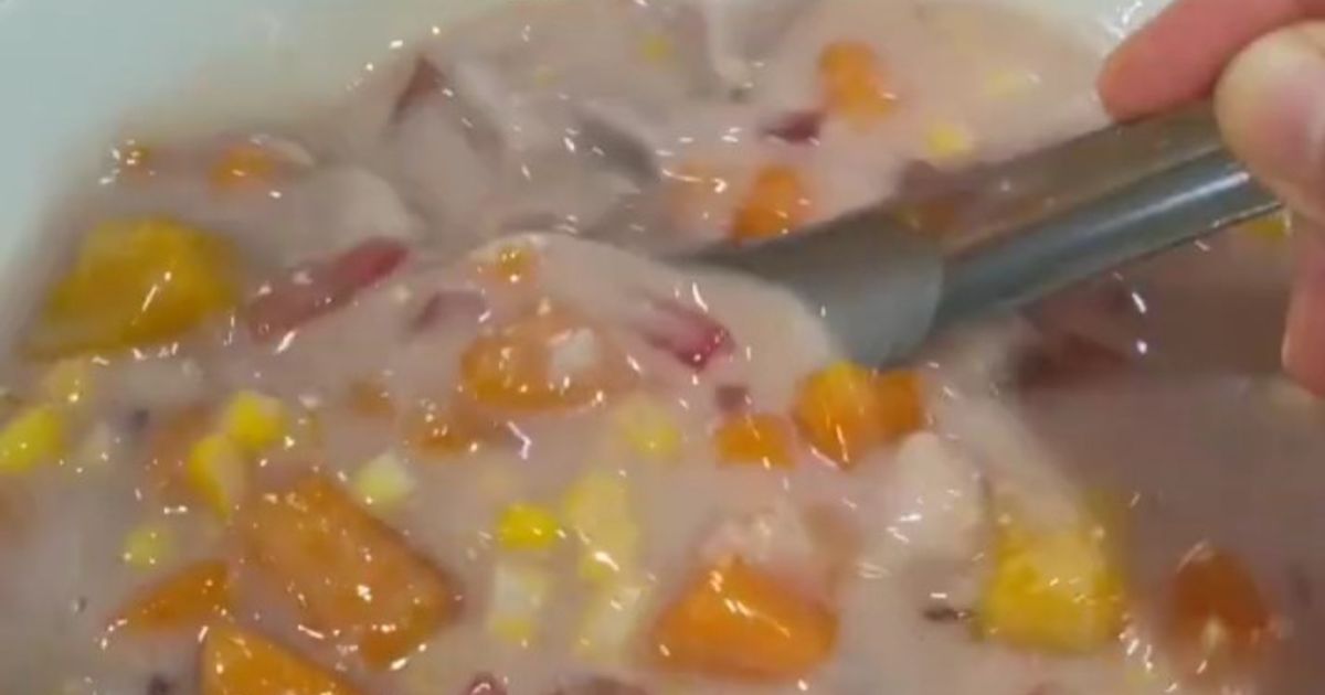 Taro And Sweet Potato Congee (Dessert) Recipe By Super Mario