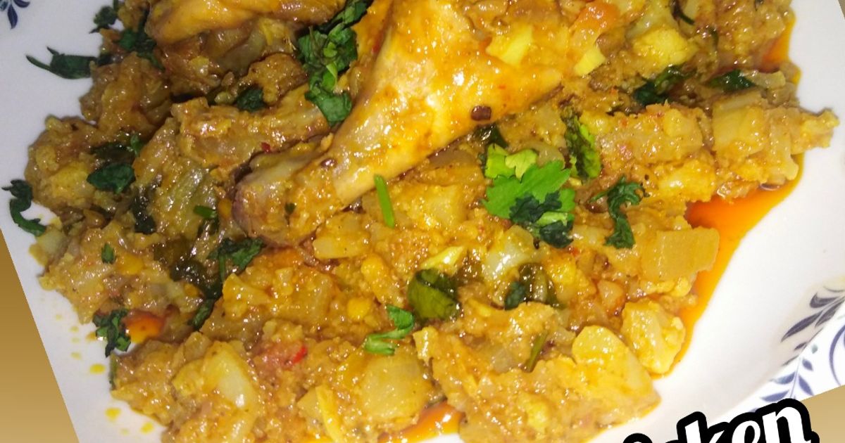 Gobhi Chicken Recipe by Haya Ali - Cookpad