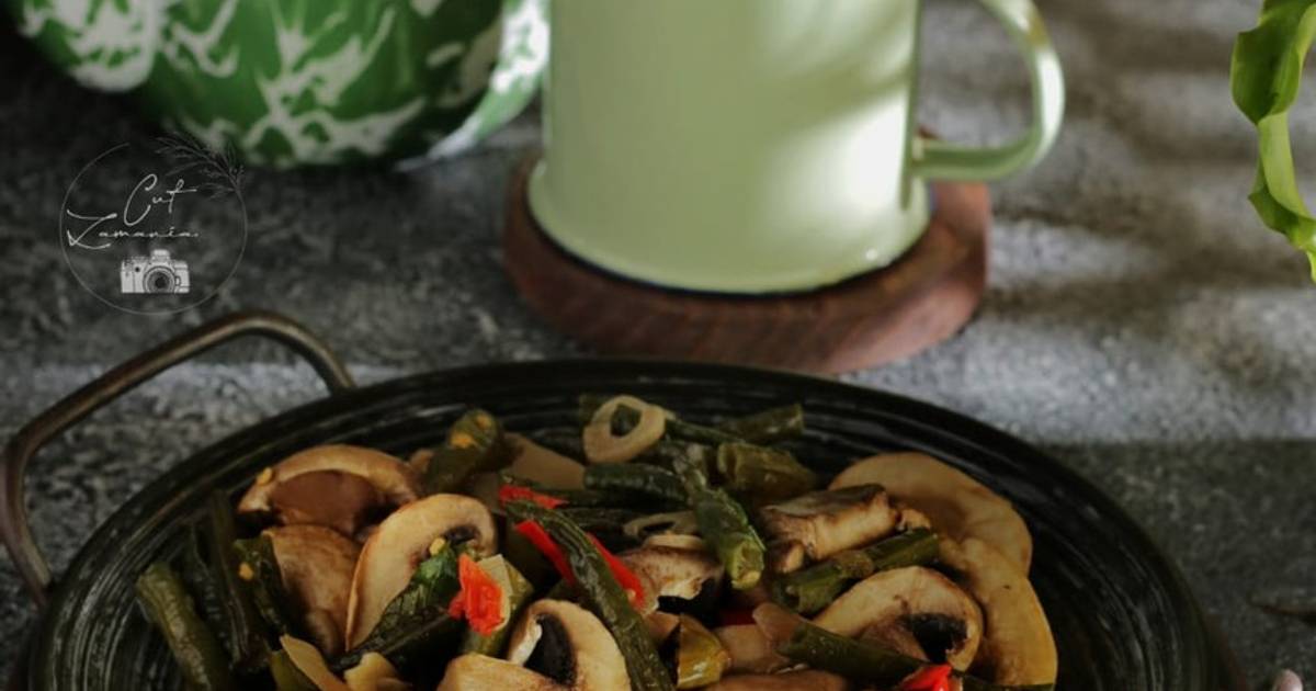 40 resep kacang panjang jamur merang enak dan mudah - Cookpad