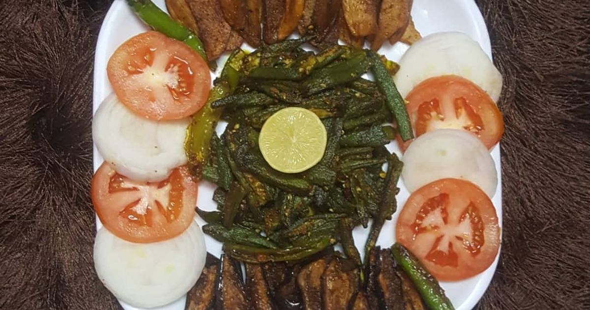 Bhindi(okra) Fry Recipe by Rakhi Pahwa - Cookpad