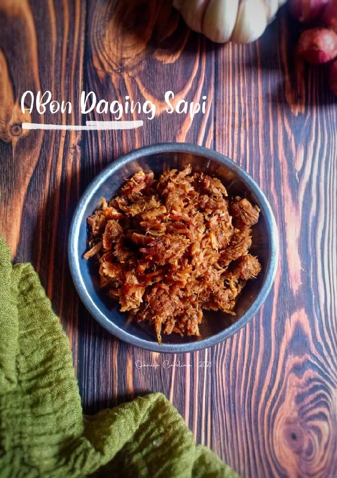 Resep Abon Daging Sapi (Superrrr Praktis) oleh Oknisa Carolina - Cookpad