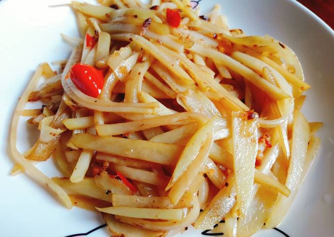 Resep Kentang oseng khas china oleh Alicejung - Cookpad