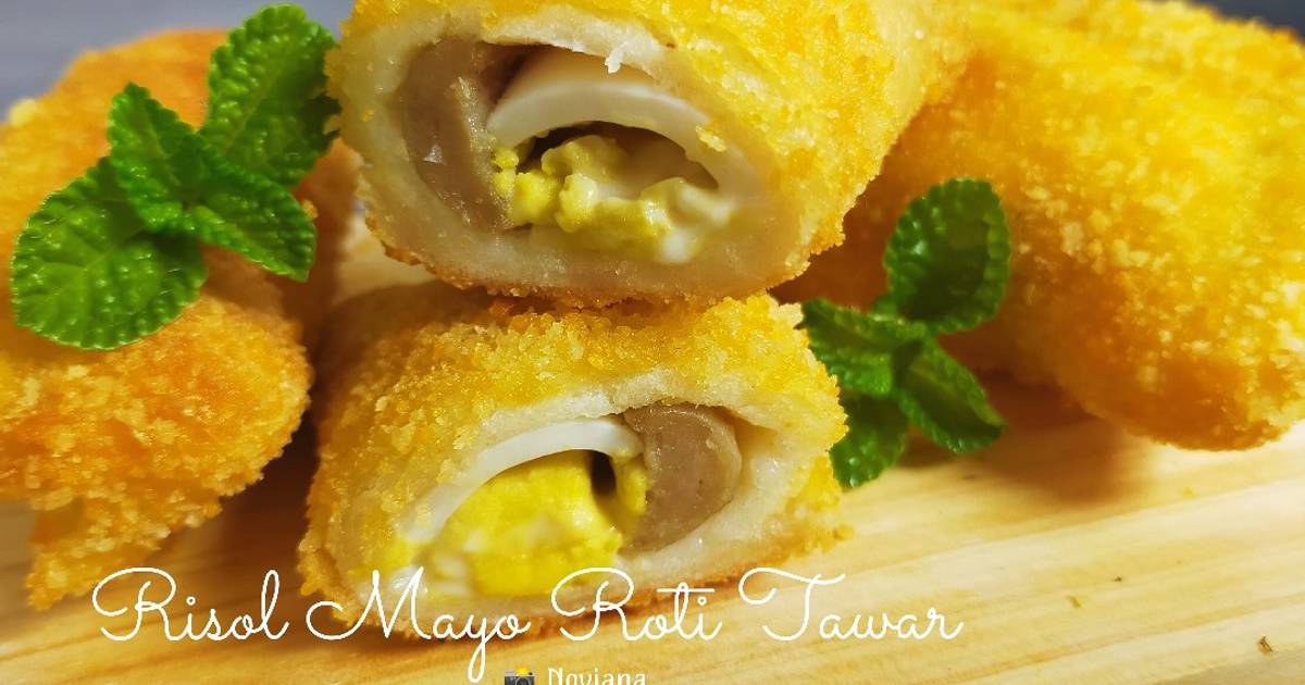 Resep Risol Mayo Roti Tawar oleh Noviana Sari - Cookpad