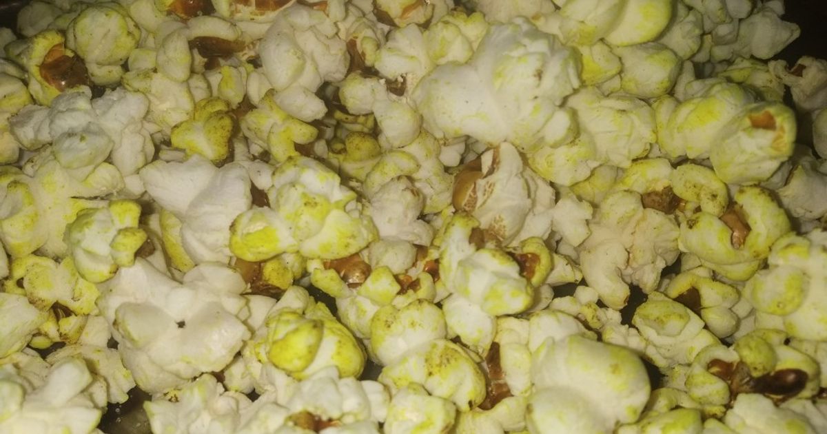 Tandoori Butter Popcorn Recipe by Reena - Cookpad