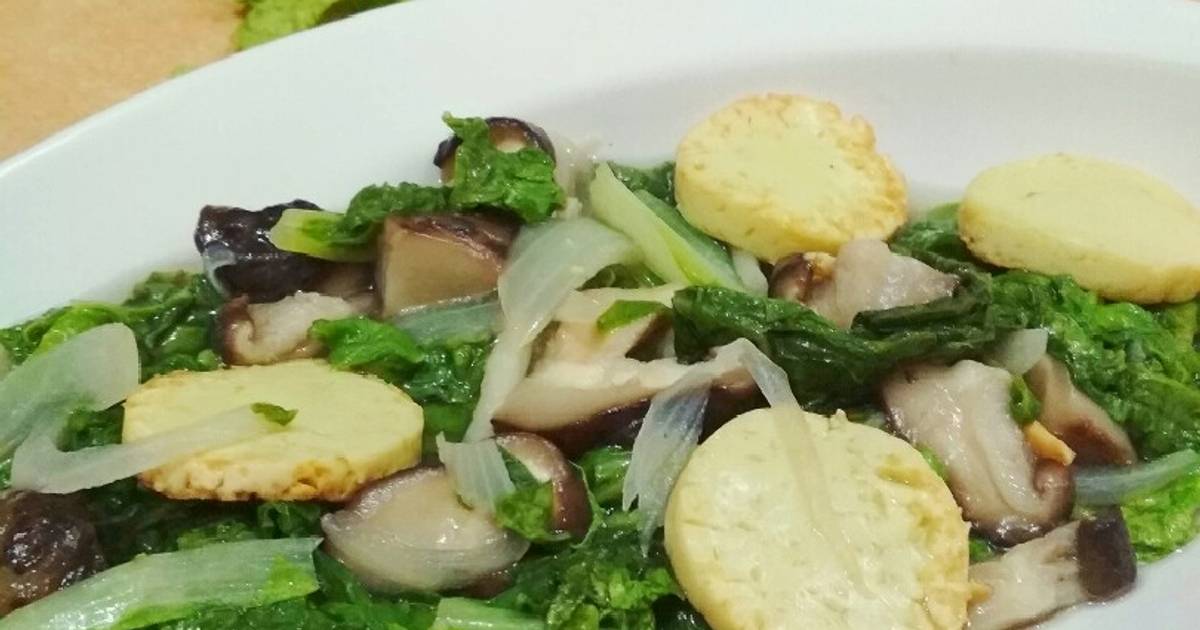 78 resep sawi keriting jamur enak dan mudah - Cookpad
