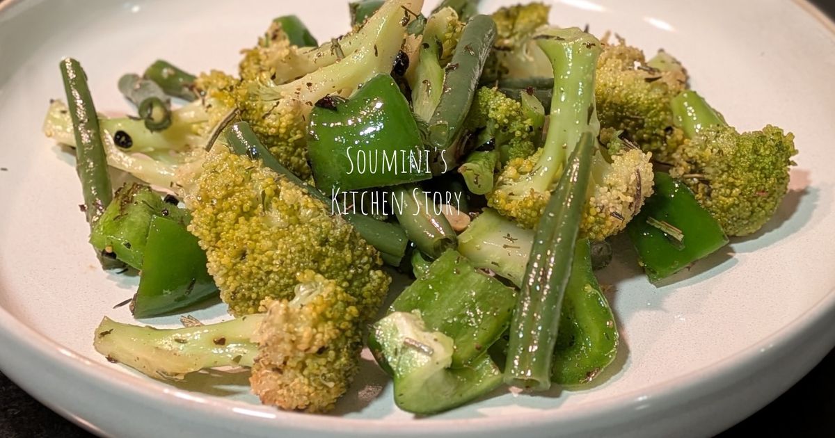 Stir Fried Greens With Herbs Recipe by Soumini Bhattacherjee - Cookpad