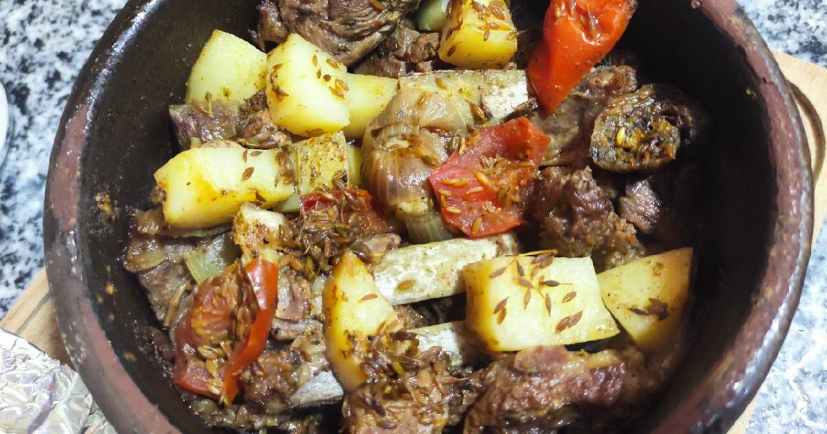 طريقة عمل طاجن لحمة ضاني - 97 وصفة سهلة وسريعة - كوكباد