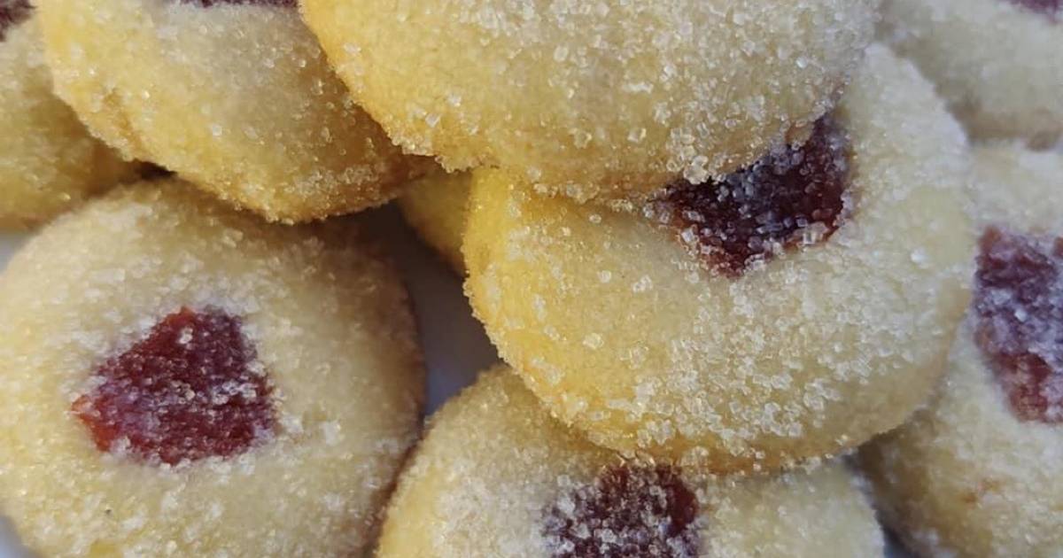 Biscoito Amanteigado de Goiabada Receita por Cecilia Thibes - Cookpad