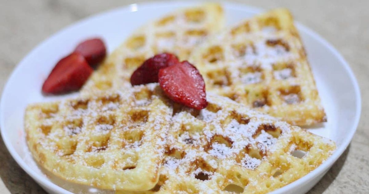 Resep waffle jadul rumahan enak dan mudah - Cookpad