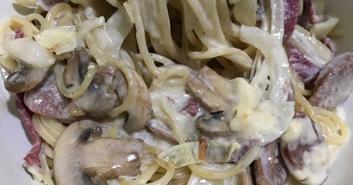 1.099 resep spaghetti jamur champignon enak dan mudah - Cookpad