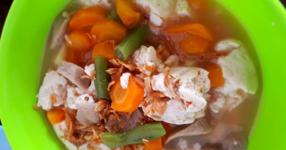 Resep Sop Tahu Putih Seger oleh Yominyakeanna - Cookpad