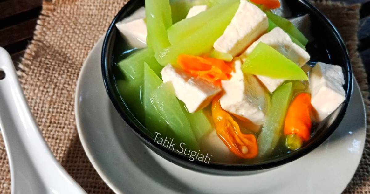 53 resep sup labu siam tahu enak dan mudah - Cookpad