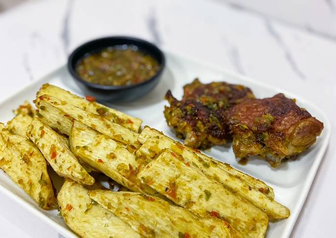 Peppered Fried Yam Recipe by Brenda Njemanze - Cookpad
