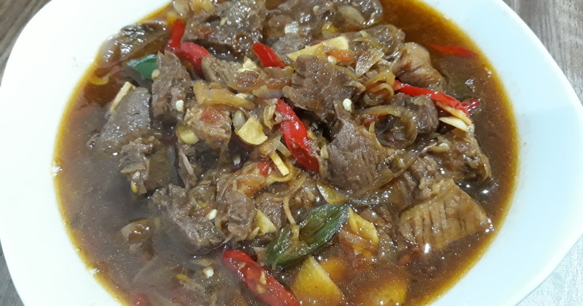 Resep Daging Kuah Kecap Pedas oleh Bulbul Kitchen 🍅 - Cookpad