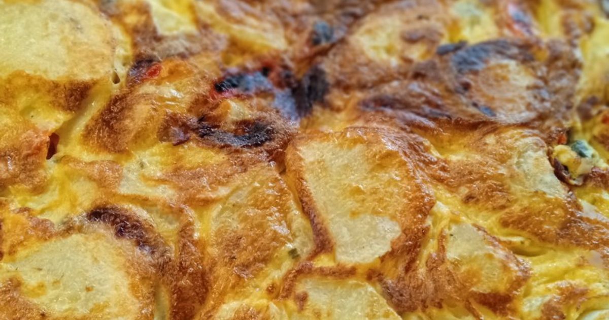 Tortilla De Papa A La Española Receta de 🤍Criis Romero👩🏼‍🍳- Cookpad