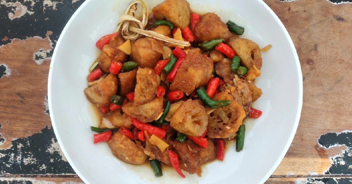 Resep Bakso Goreng Masak Cabe (Resep 15 Menit #4) oleh Ria Mamanya Tata ...