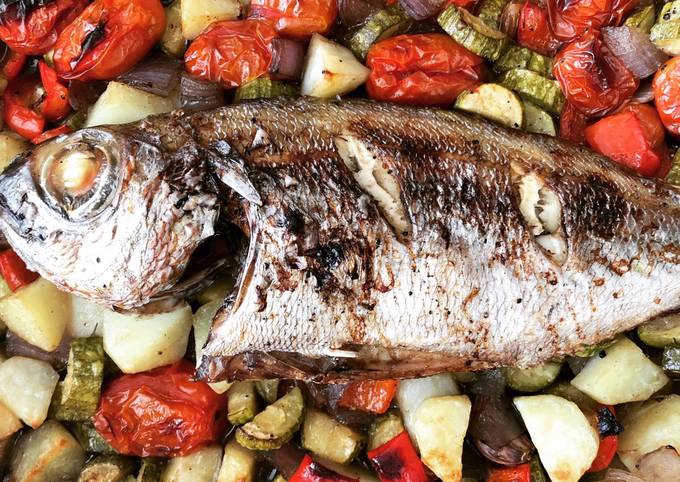 Poissons aux légumes au four de Les Trois Truffes - Cookpad