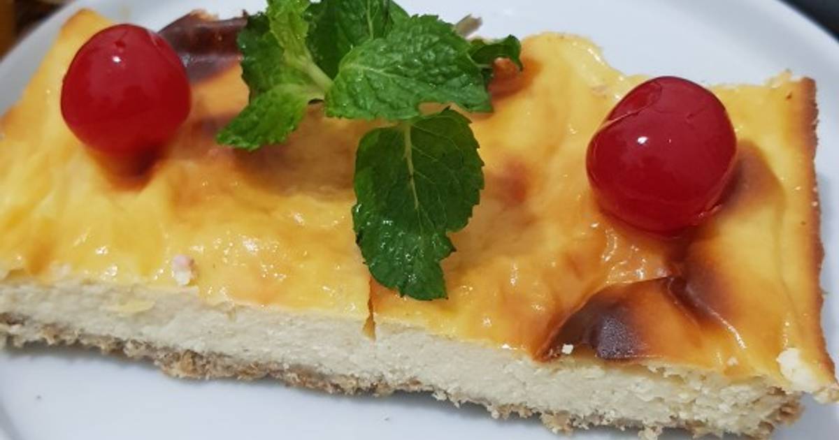 Resep Cheese cake sehat diet low kalori oleh Mawey Cooking - Cookpad