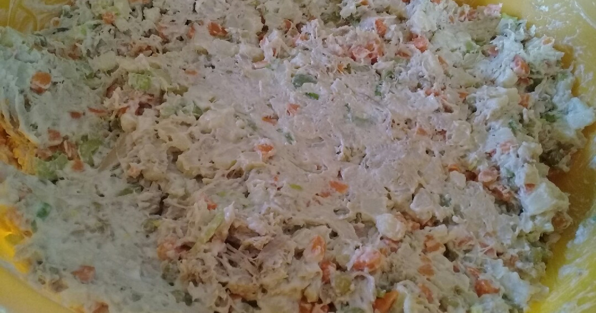 Ensalada De Pollo 🍗 Receta de Sofia Carolina Castillo Villafuerte.- Cookpad