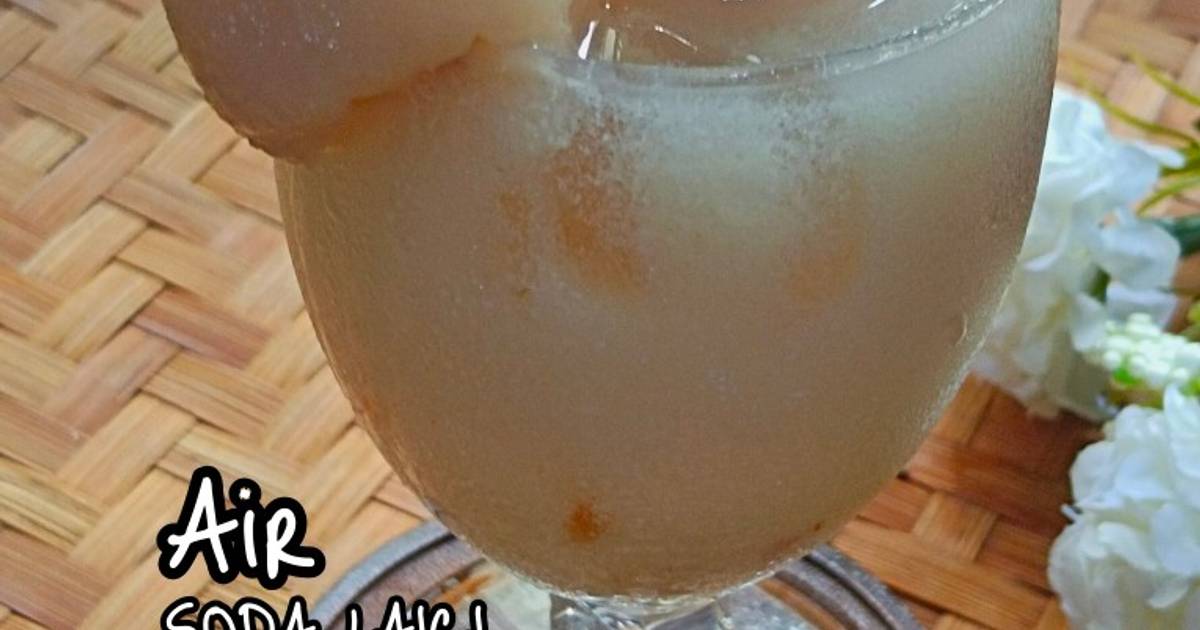 Resipi 26 4 23 Air Soda Laici Limau Nipis Oleh Hani Shaimi Cookpad