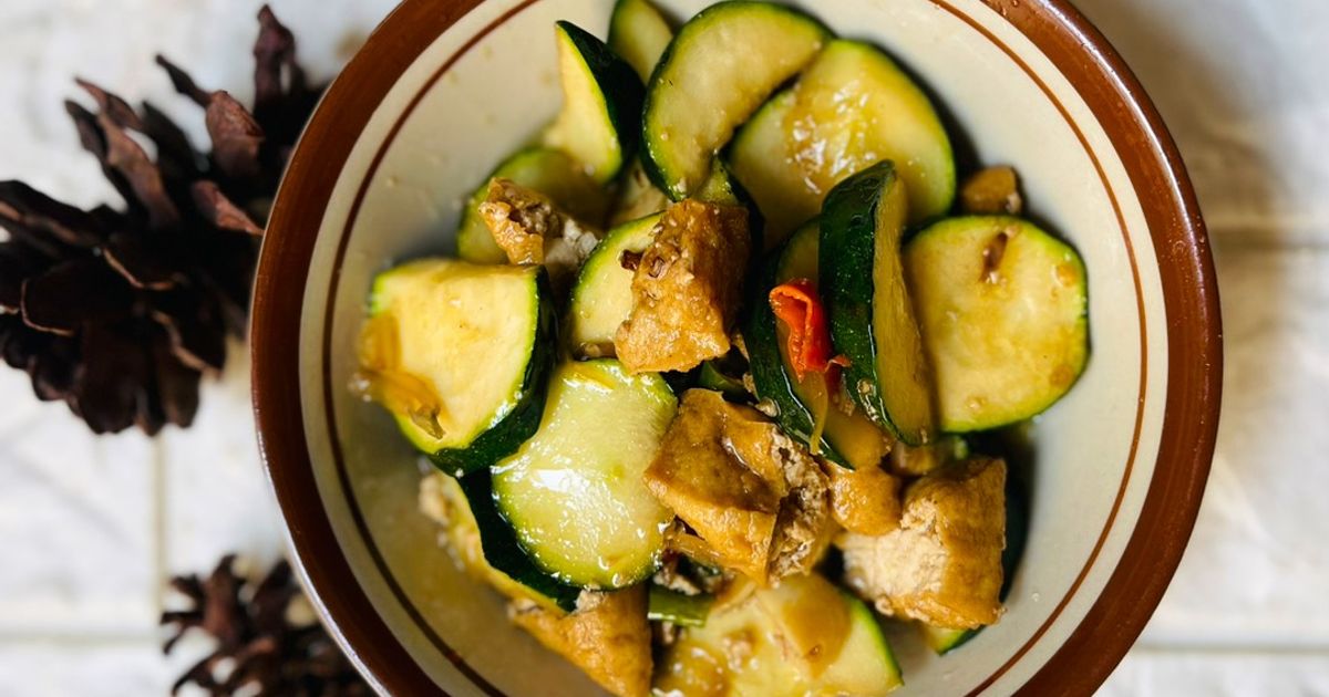 Resep Tumis Zukini Tahu oleh Roro Woelan - Cookpad
