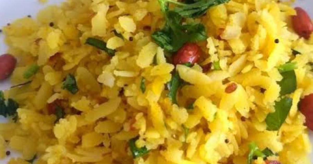 Onion Lemon Poha Recipe by Praveen Tandon - Cookpad