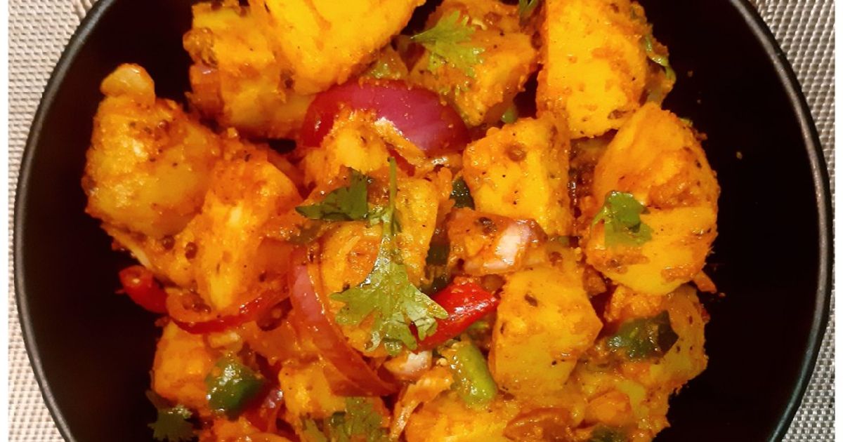 Piro Sadeko Aloo (Potato With Timbur / Schezwan Peppercorns) Recipe by ...