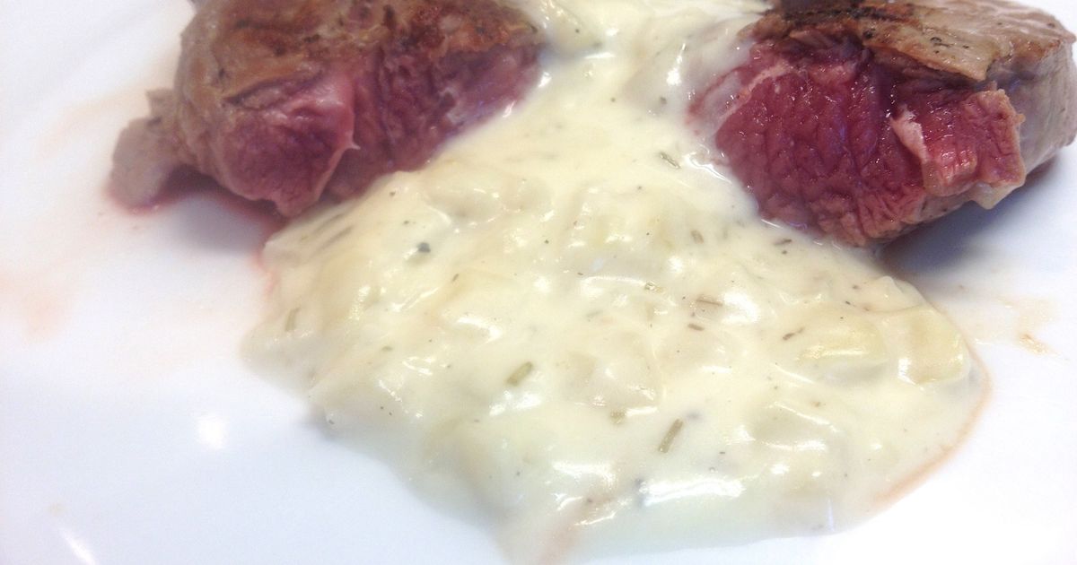 Lamb Steaks With Onion & Rosemary Sauce Recipe by Anny Plummer - Cookpad