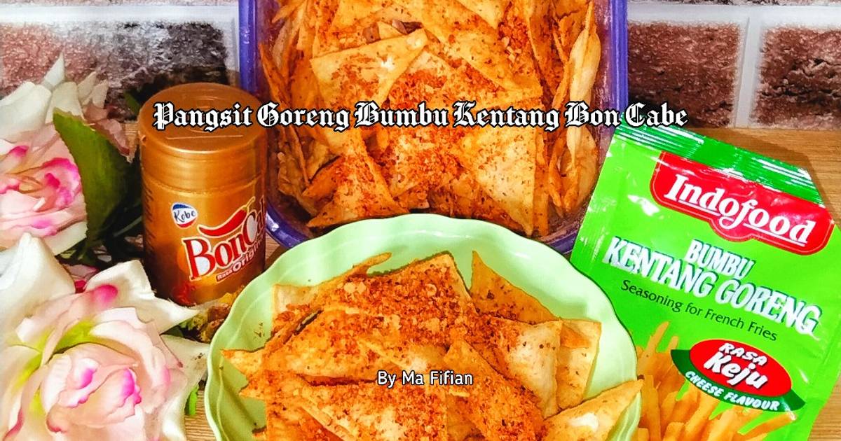 Resep Pangsit Goreng Bumbu Kentang Bone Cabe oleh Lanjarsih/Mama Fifian ...
