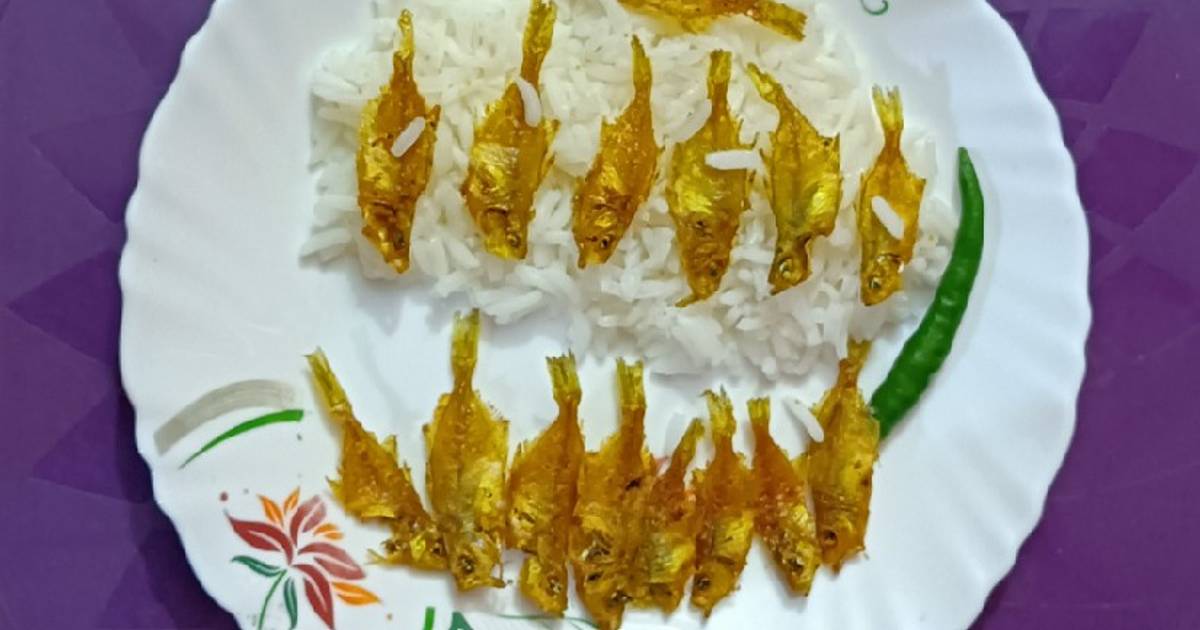 SHYAMALI MUKHERJEE দ্বারা ছোট মাছ ভাজা (Choto mach bhaja recipe in ...