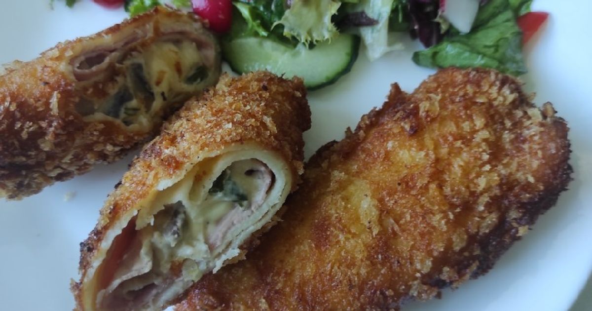 Töltött Rántott Palacsinta | Szelle Szabad Erika receptje - Cookpad ...