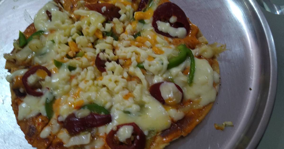 Beena Chauhan દ્વારા રેસીપી પીઝા(pizaa recipe in Gujarati) - કૂકપૅડ