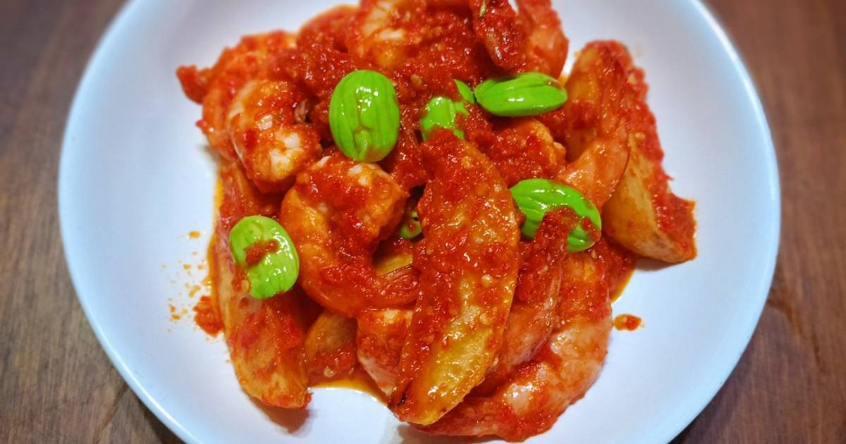 Resep Balado Udang ala Rumah Makan Padang oleh tommy wiriadi putra - Cookpad