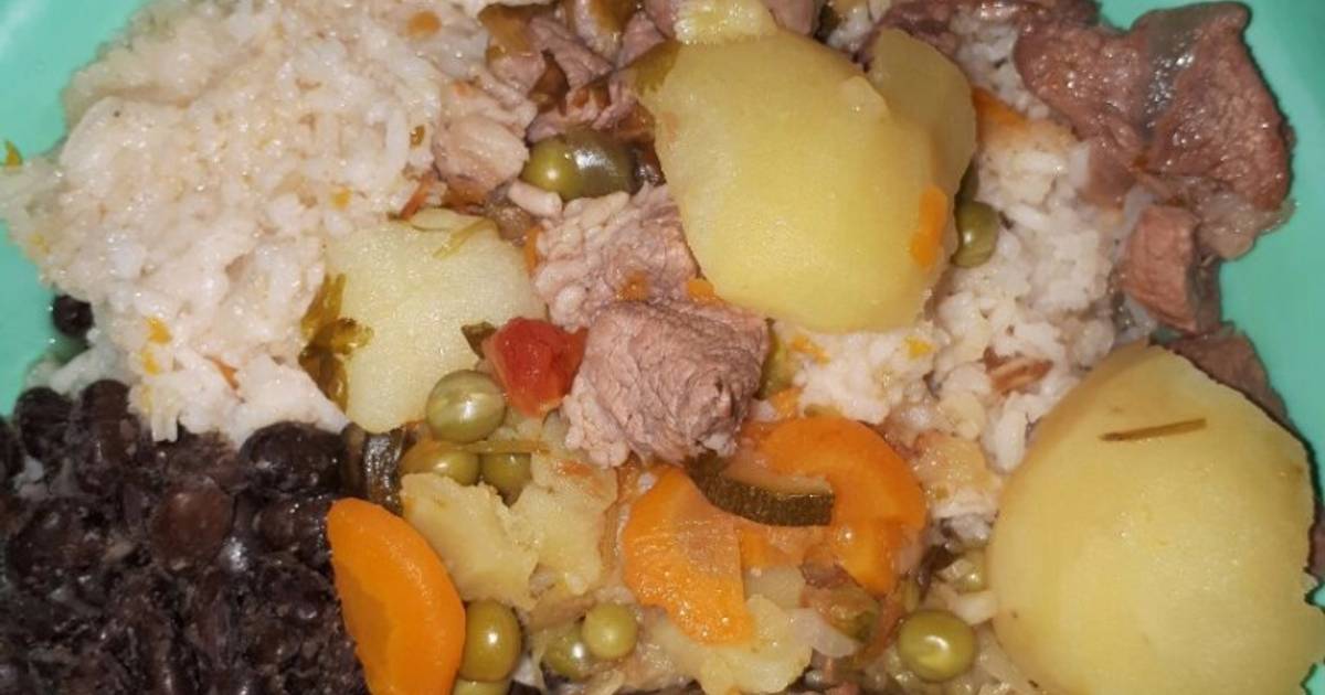 Rice with peas stew and Njahi Recipe by Alice Wanjiku - Cookpad