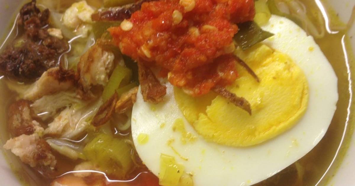 Resep Soto Ayam Simple oleh Aliya A - Cookpad