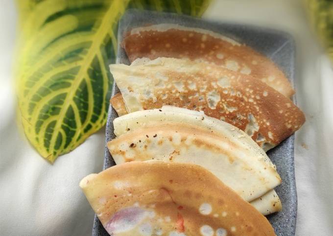 Resep Crispy Crepes teflon oleh Novi Phiew - Cookpad