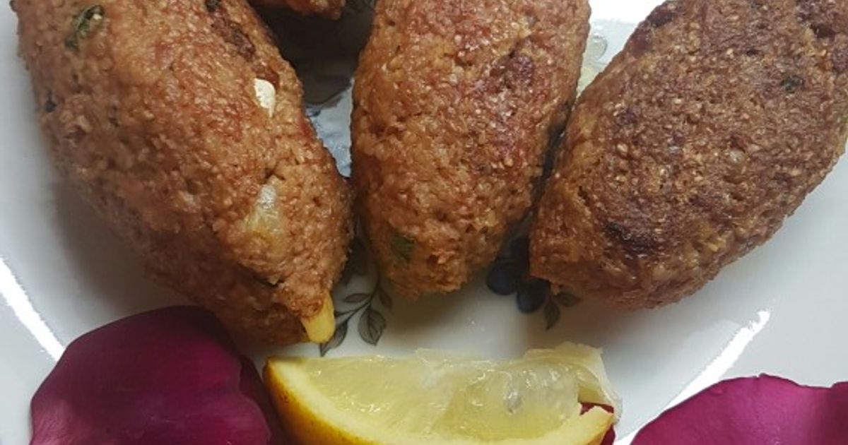 Kube, Kibbe O Kepe Con Ensalada Fresca Y Hummus Receta de PatyMo