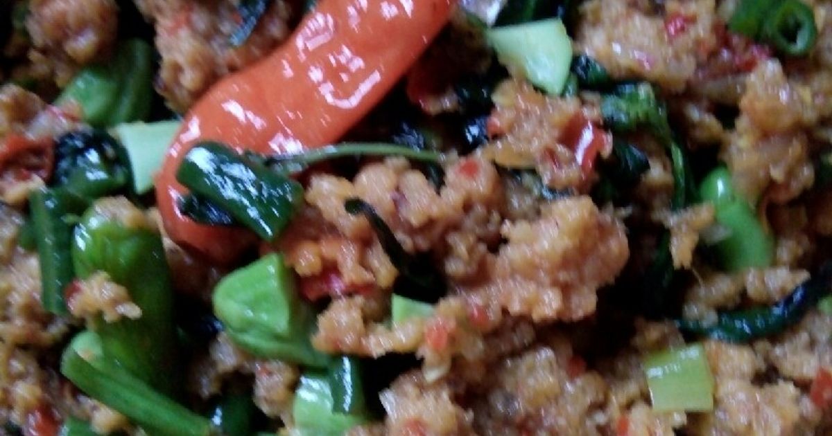 Resep Goreng Oncom Kacang Panjang Kemangi oleh Imimika - Cookpad