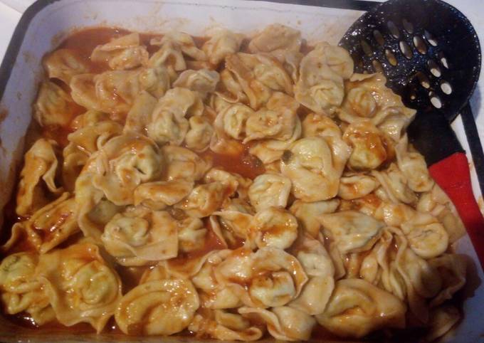 Capeletinis caseros de pollo y verduras Receta de Sole Cabot Cast- Cookpad