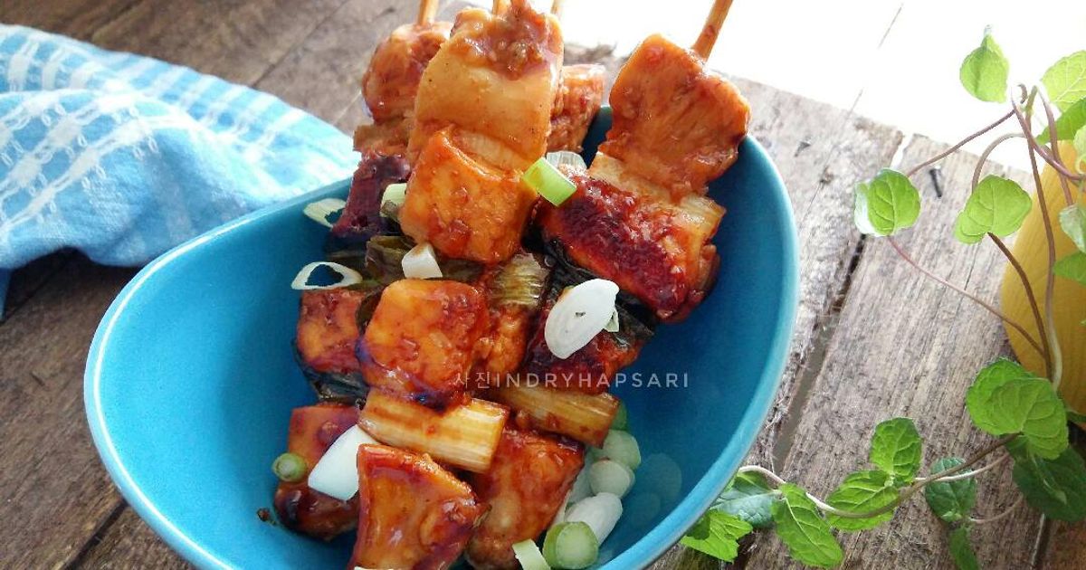 Resep Dakkochi닭꼬치 "Korean Chicken Skewer" #Pr Asianfood oleh Indry ...